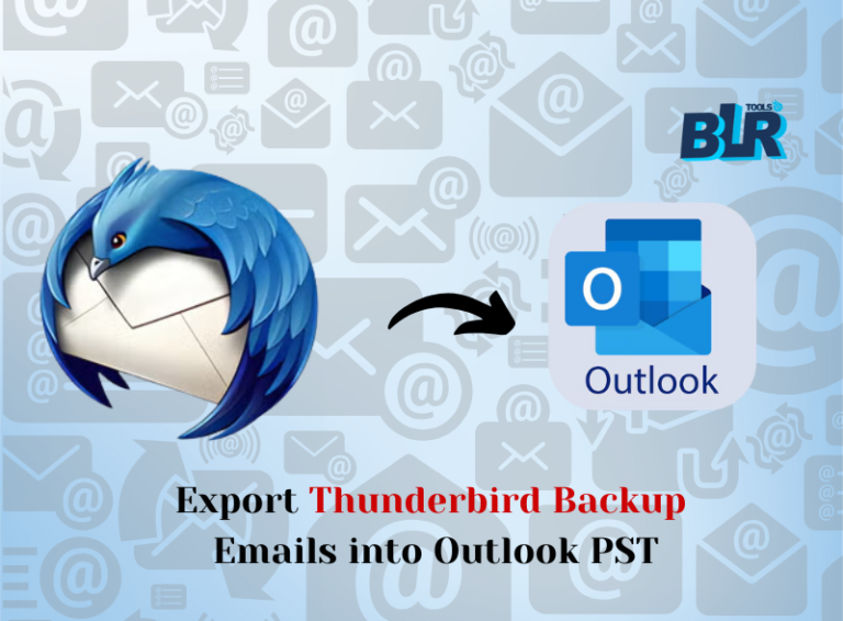 Convert | Transfer Thunderbird Backup Emails to Outlook (.pst)